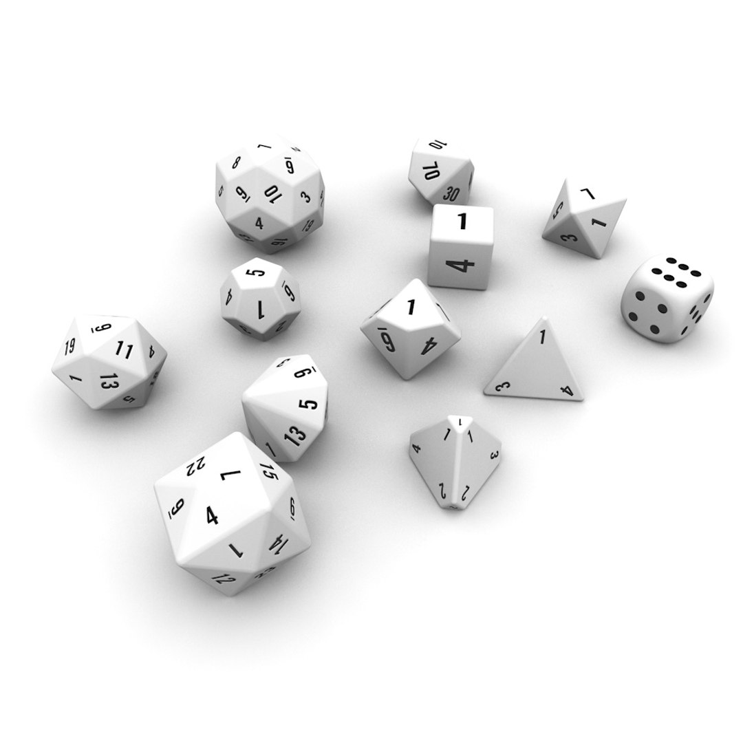 3ds Polyhedral Dice Set
