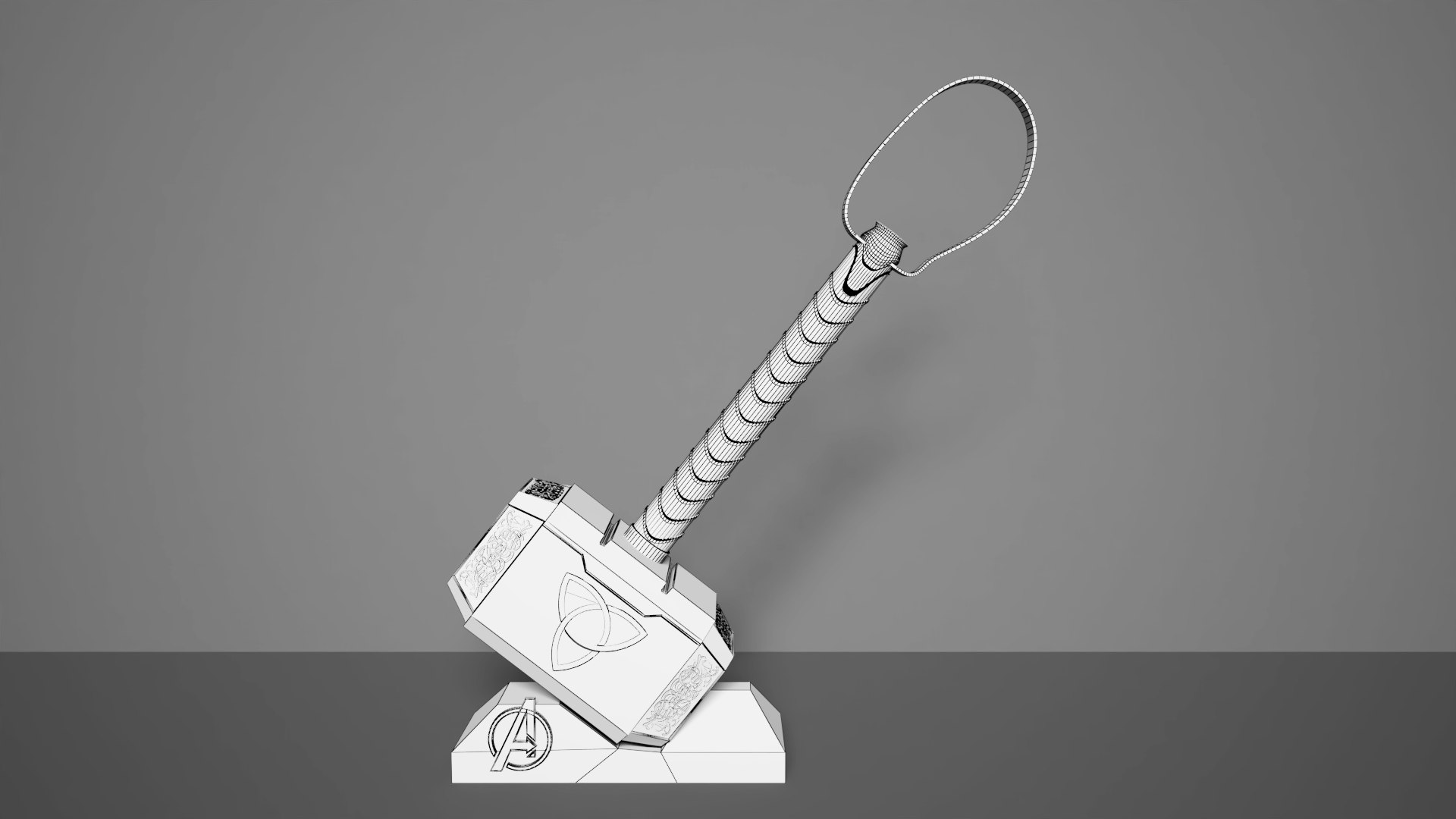 Free Thor Hammer Model - TurboSquid 1374443