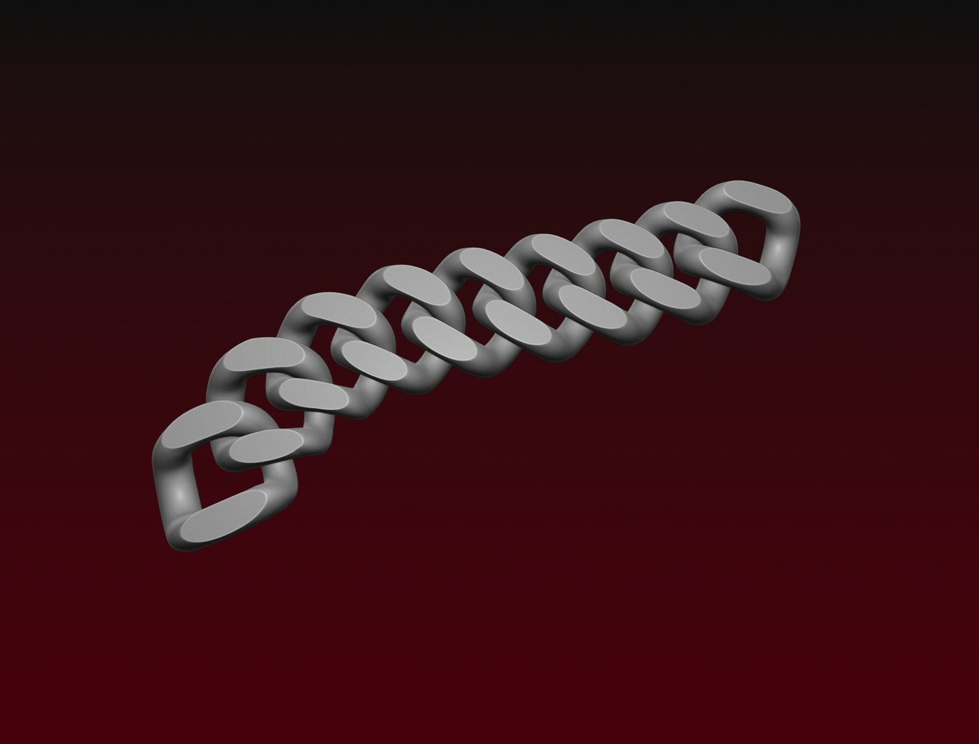Cuban Chain Ring 3D Model - TurboSquid 1873746