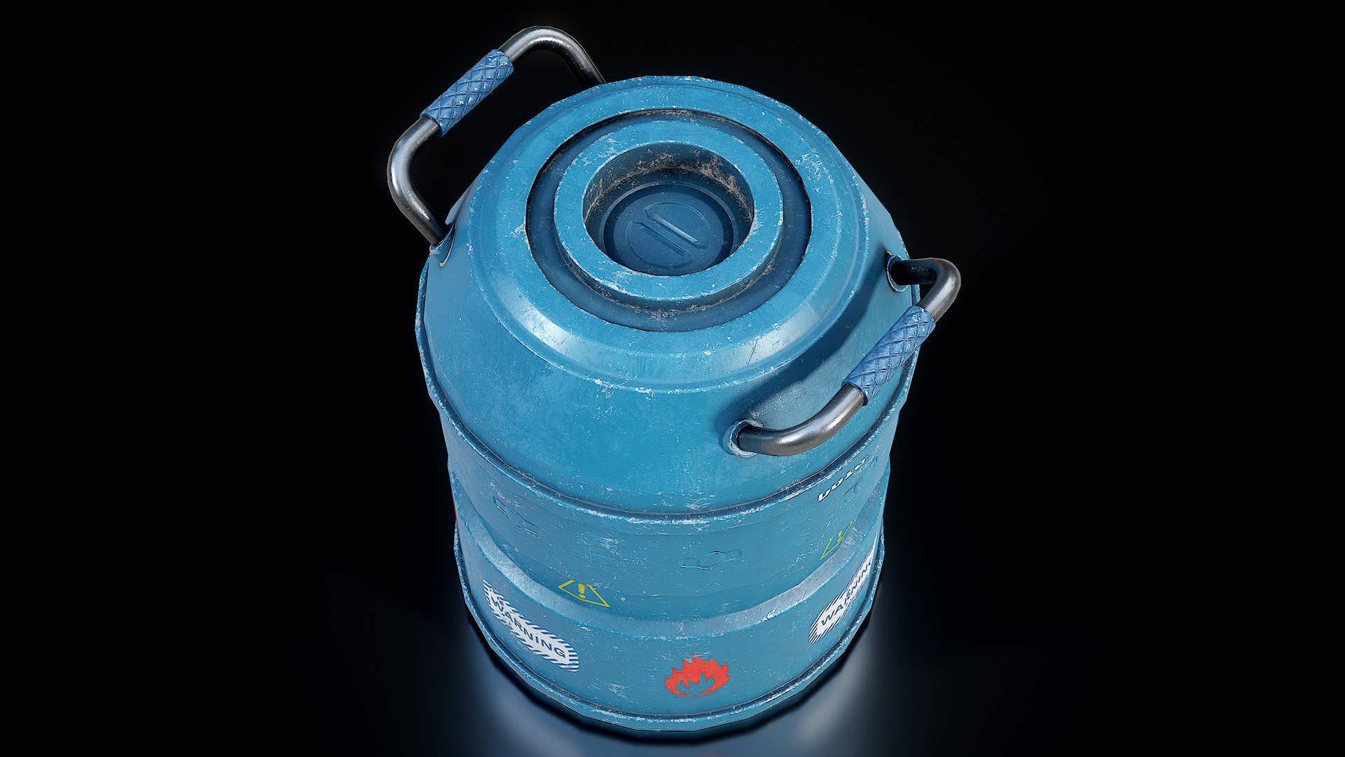 Sci-Fi Fuel Barrel PBR 3D model - TurboSquid 2031897