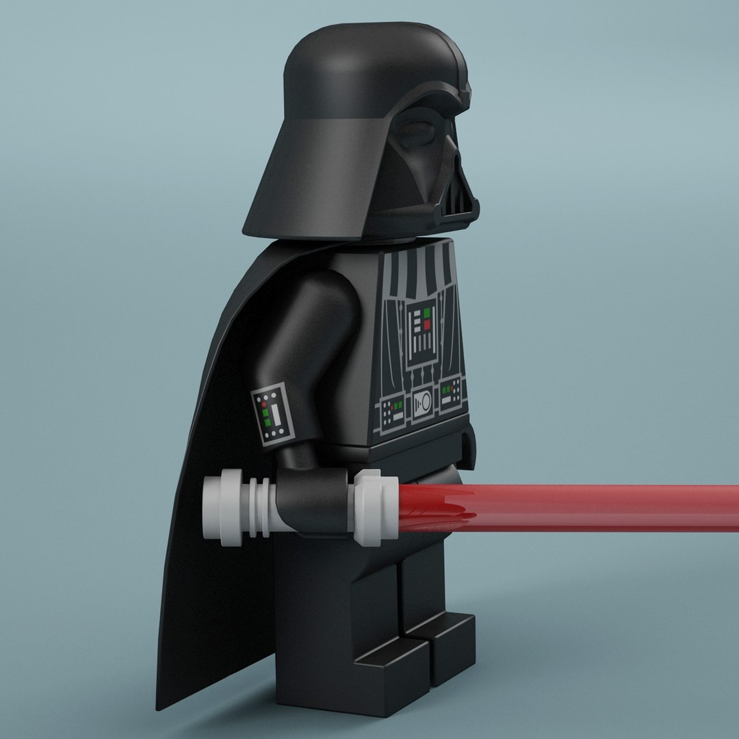 Lego Darth Vader 3d Model