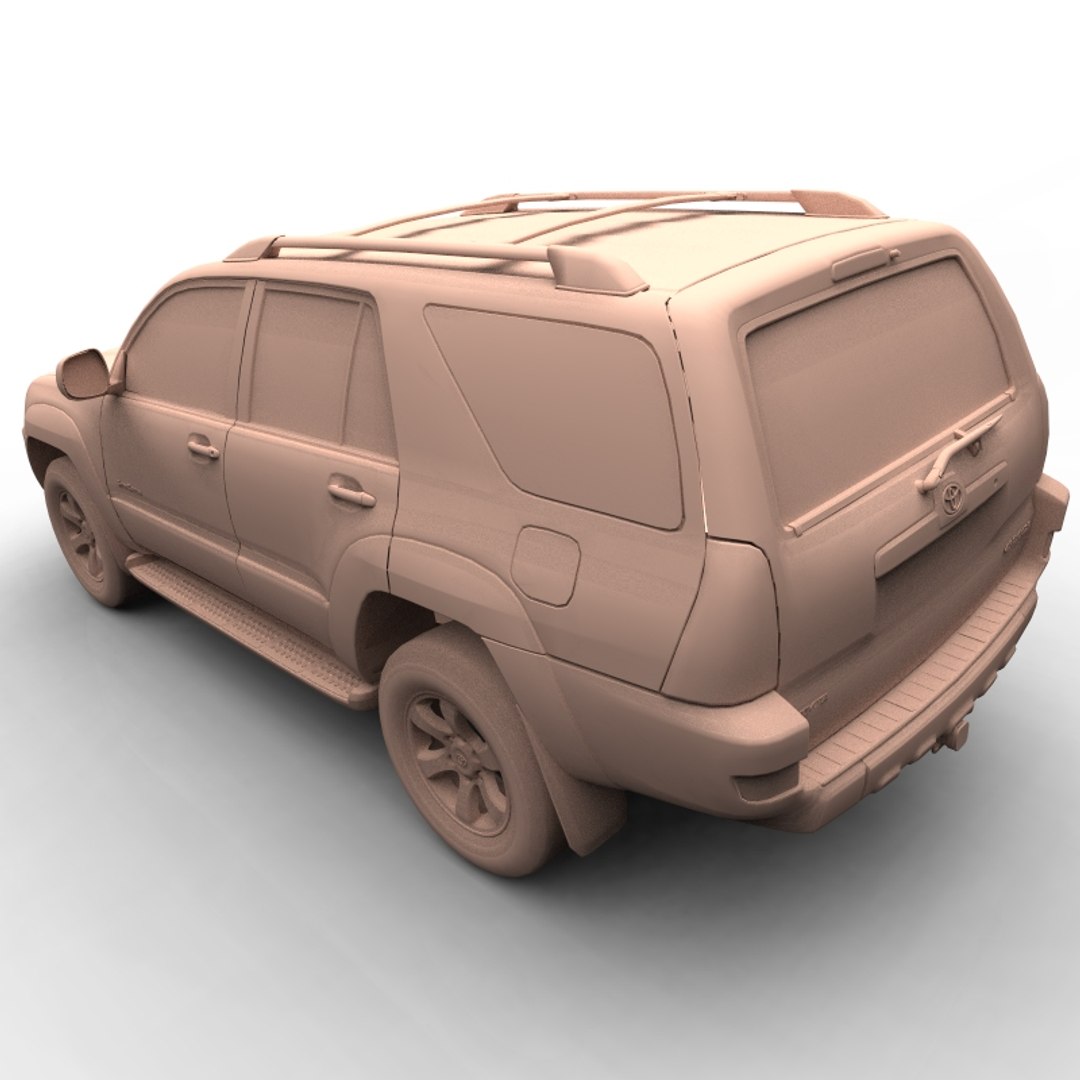 3d Toyota 4runner Sport Model