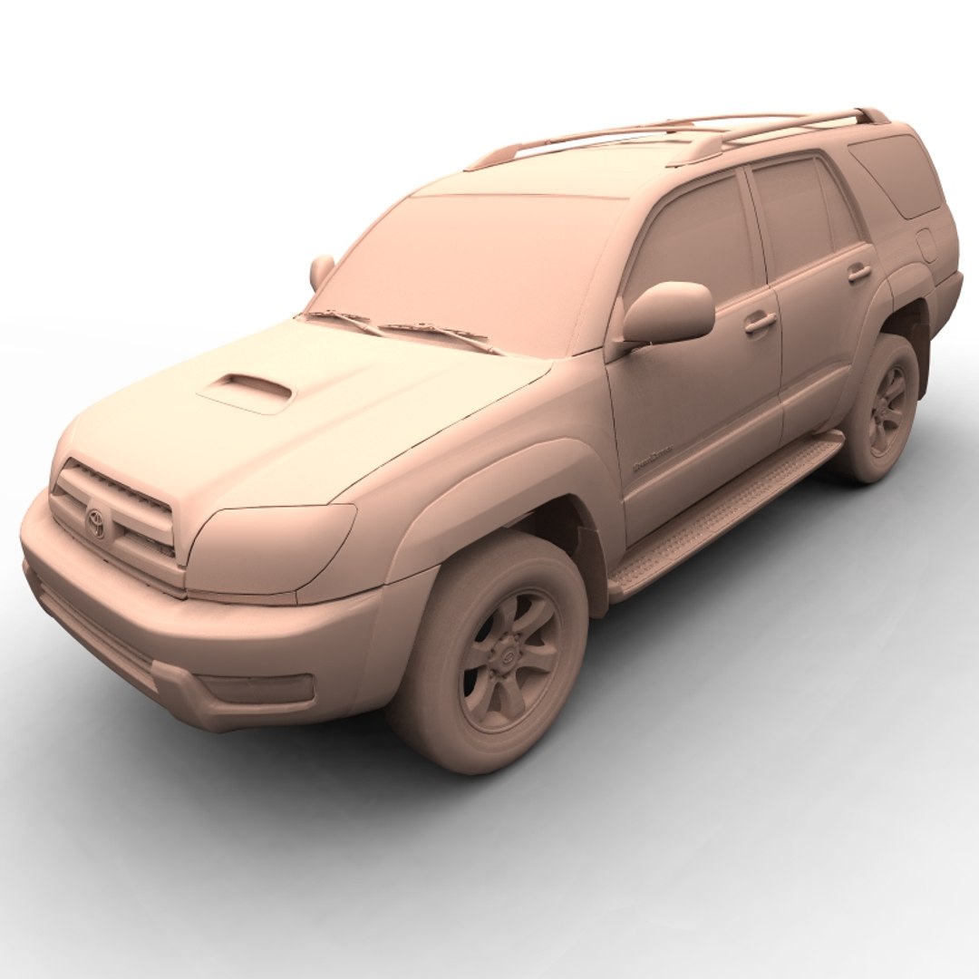 3d Toyota 4runner Sport Model