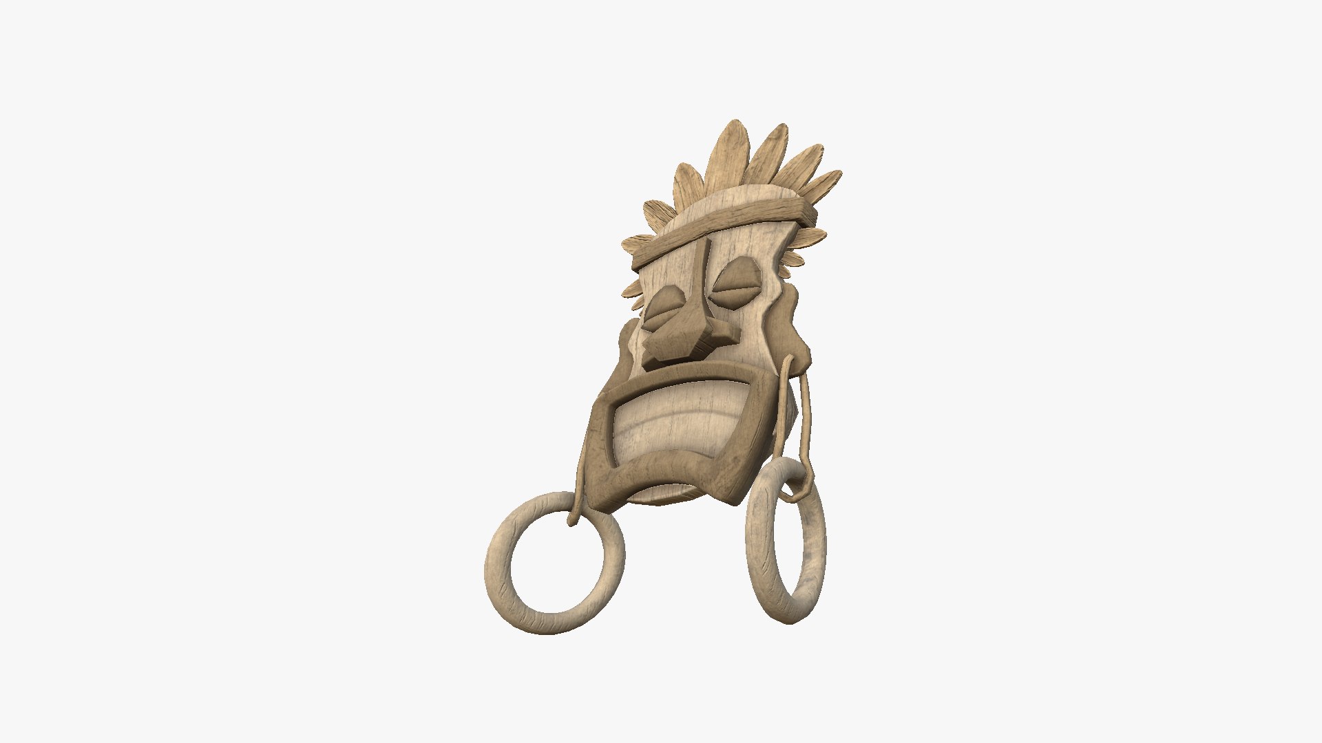3D Tribal Mask J08 Full Wood - Costume Character Design - TurboSquid ...