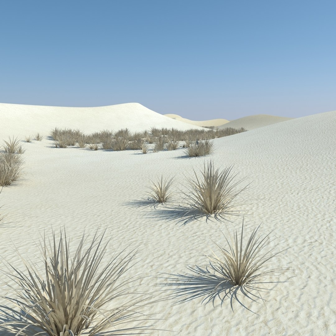 desert sand landscape terrain 3d model