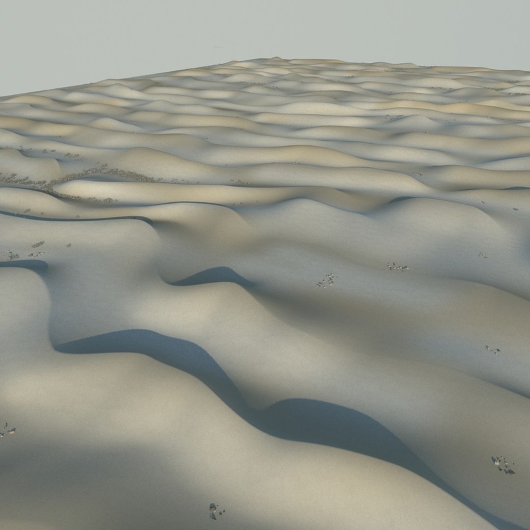 desert sand landscape terrain 3d model