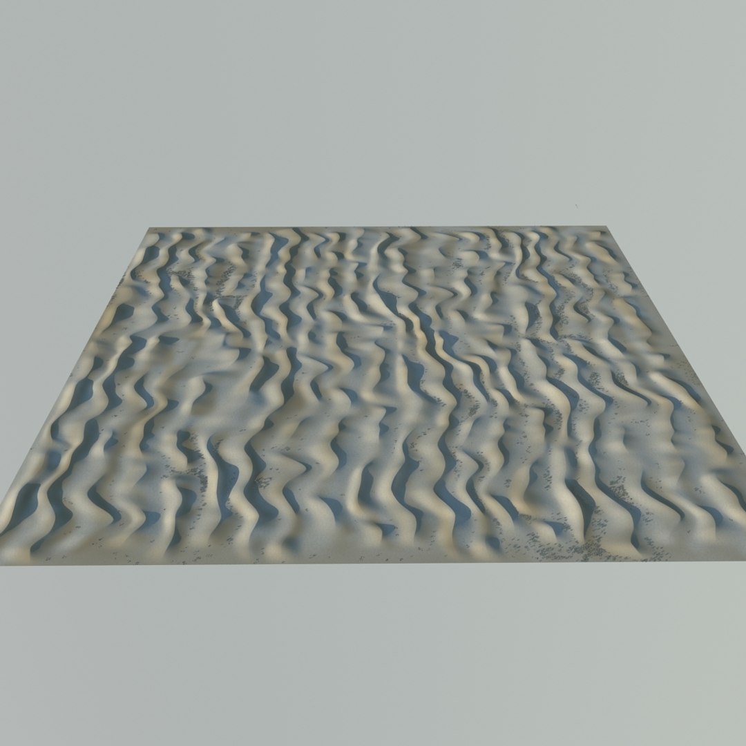 desert sand landscape terrain 3d model