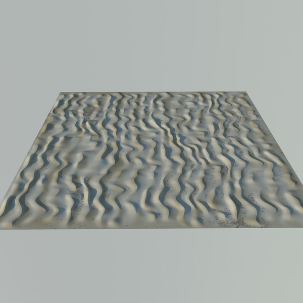 desert sand landscape terrain 3d model