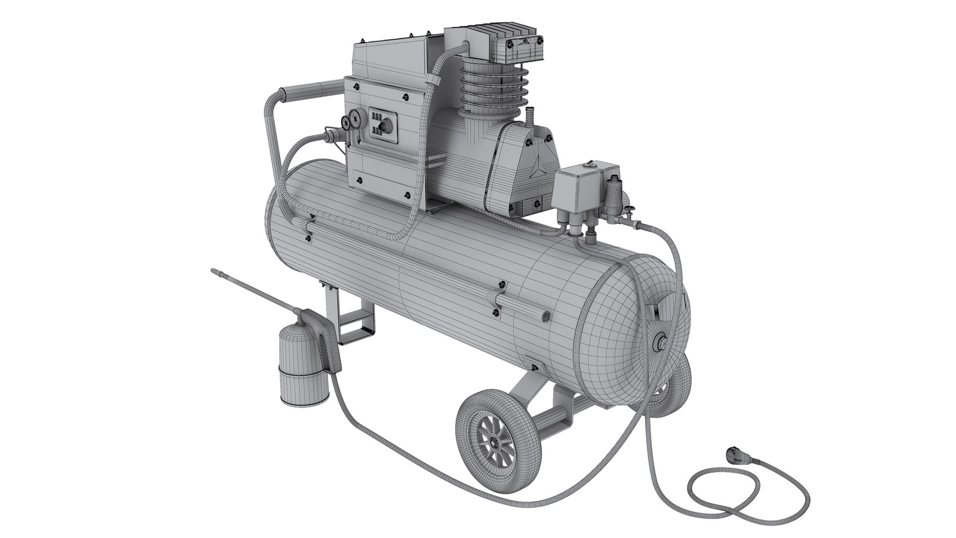 3D Air Compressor - TurboSquid 2242491