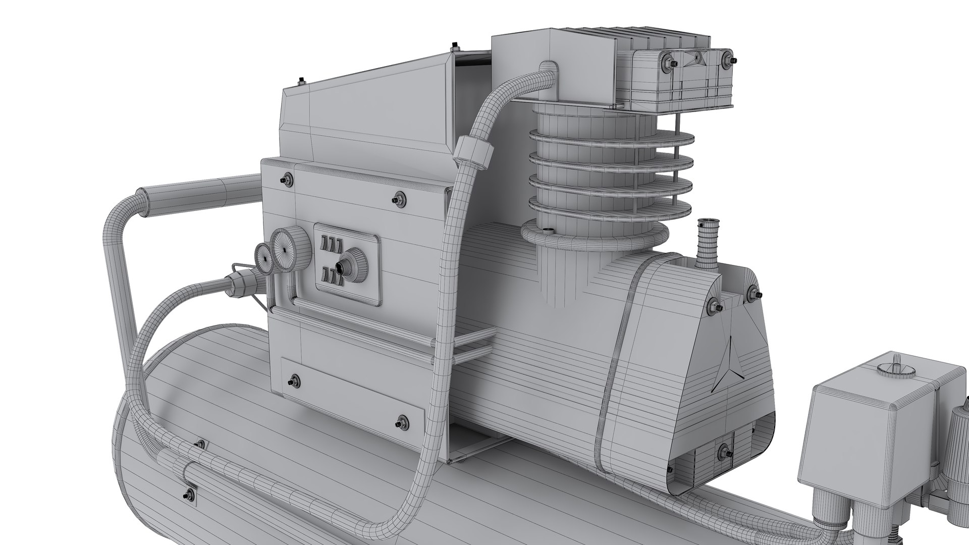 3D Air Compressor - TurboSquid 2242491