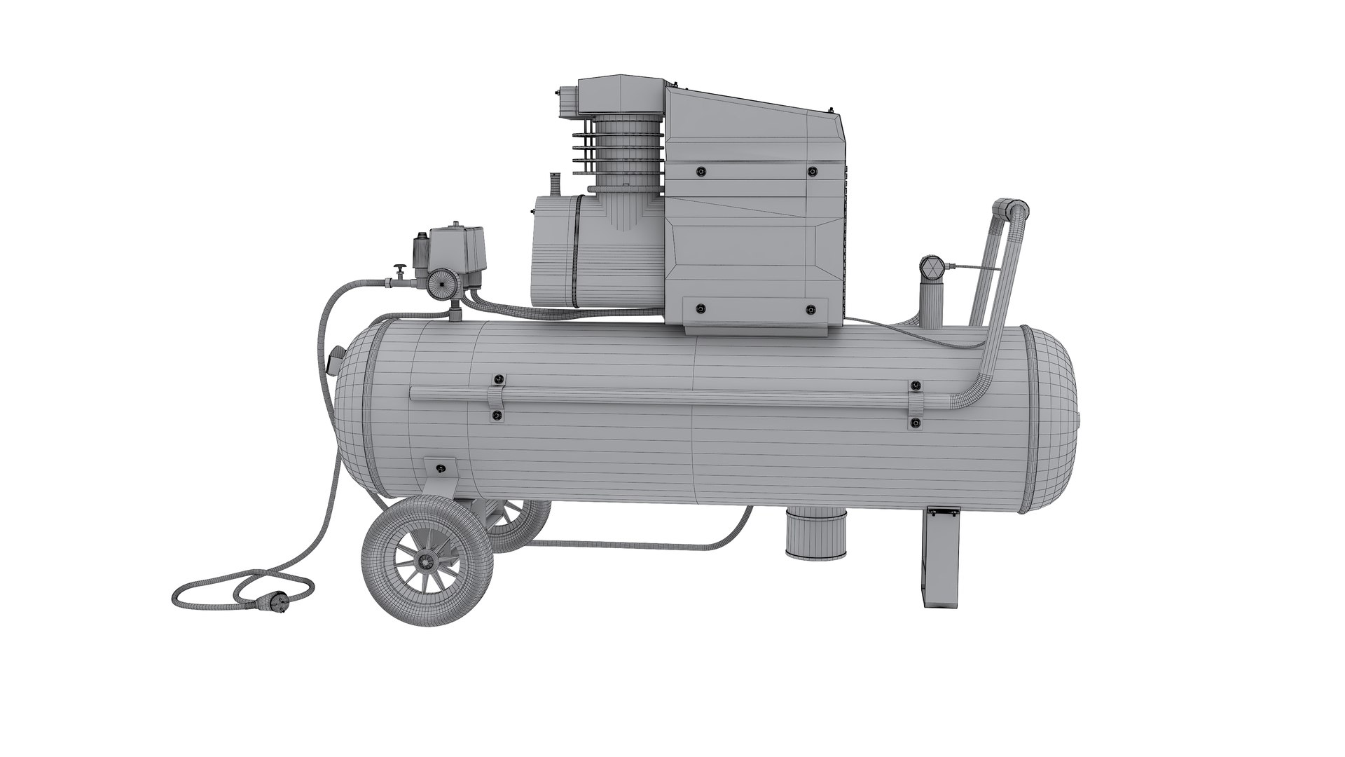 3D Air Compressor - TurboSquid 2242491