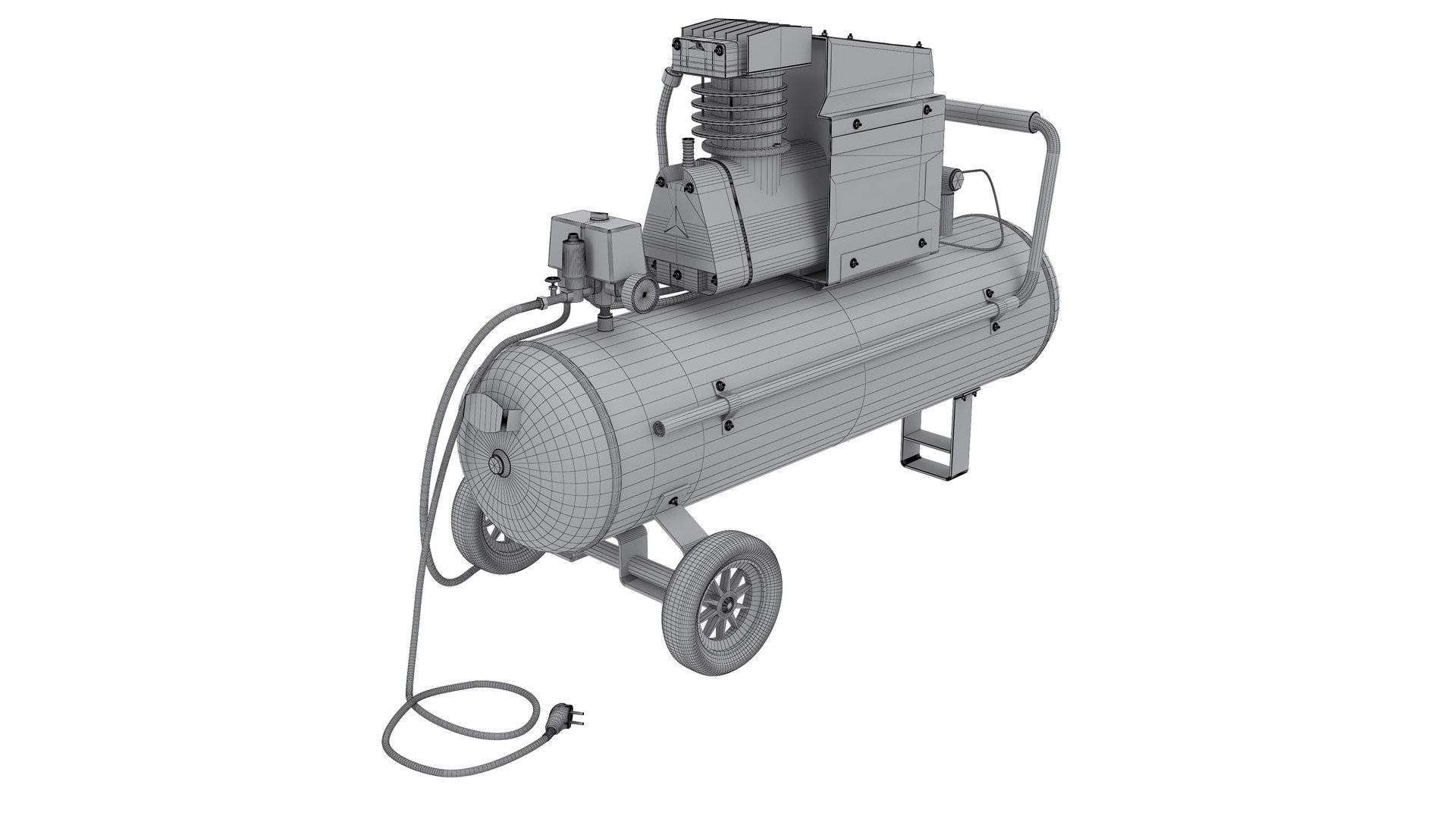 3D Air Compressor - TurboSquid 2242491