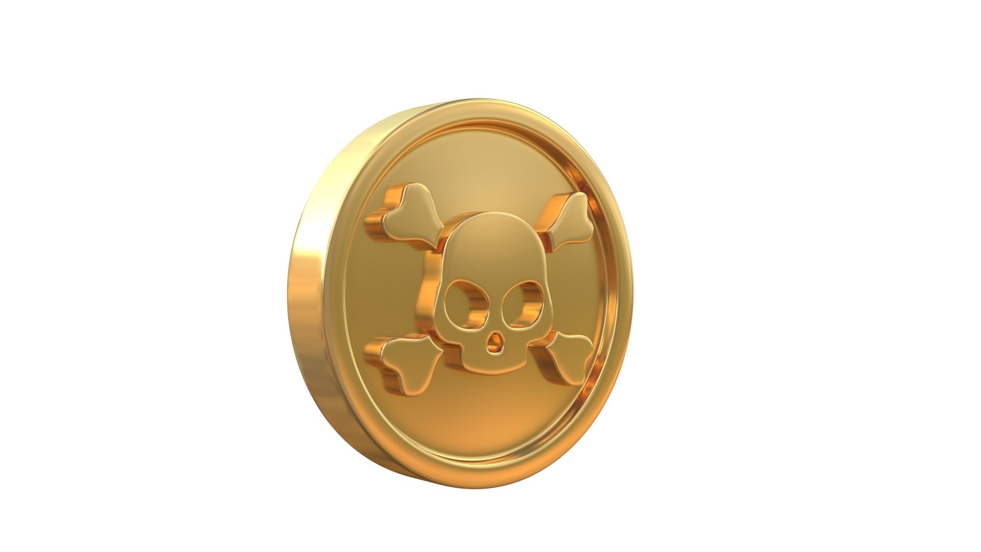 3D Model Pirate Coin - TurboSquid 2285571
