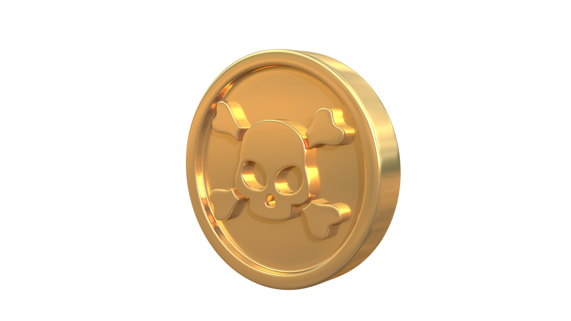 3D Model Pirate Coin - TurboSquid 2285571