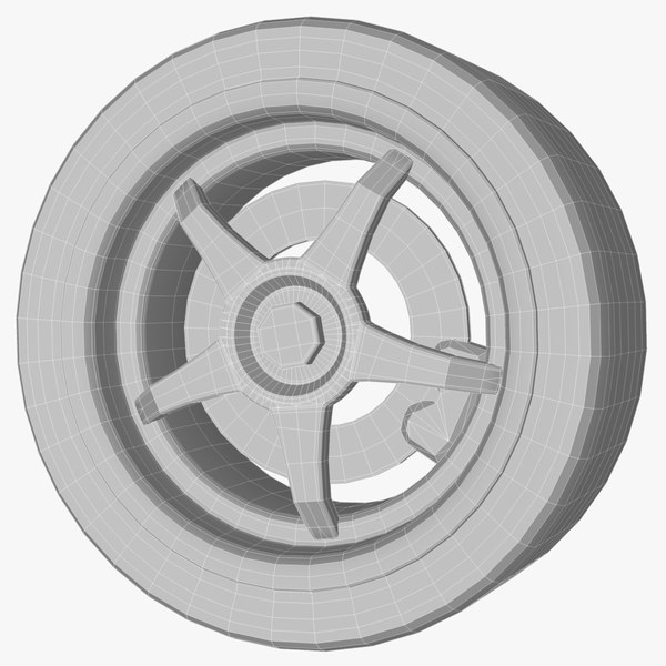 3d model sport rim tread wheel