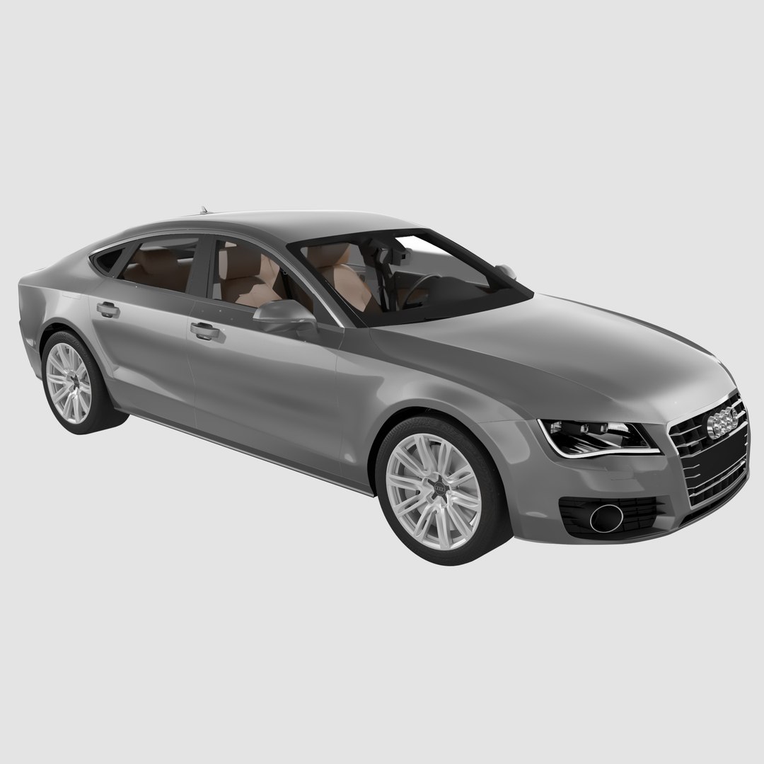 3D Audi A7 V2 Model - TurboSquid 2373685