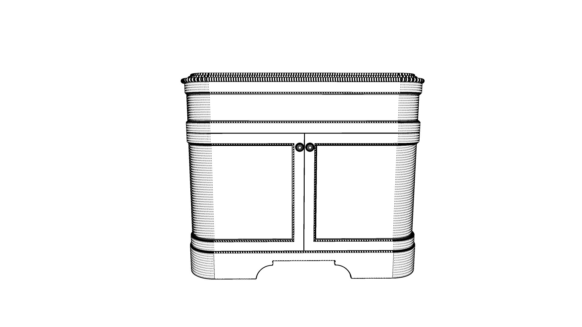 Connaught Floorstanding Vanity Unit 1000mm 3D Model - TurboSquid 2217730