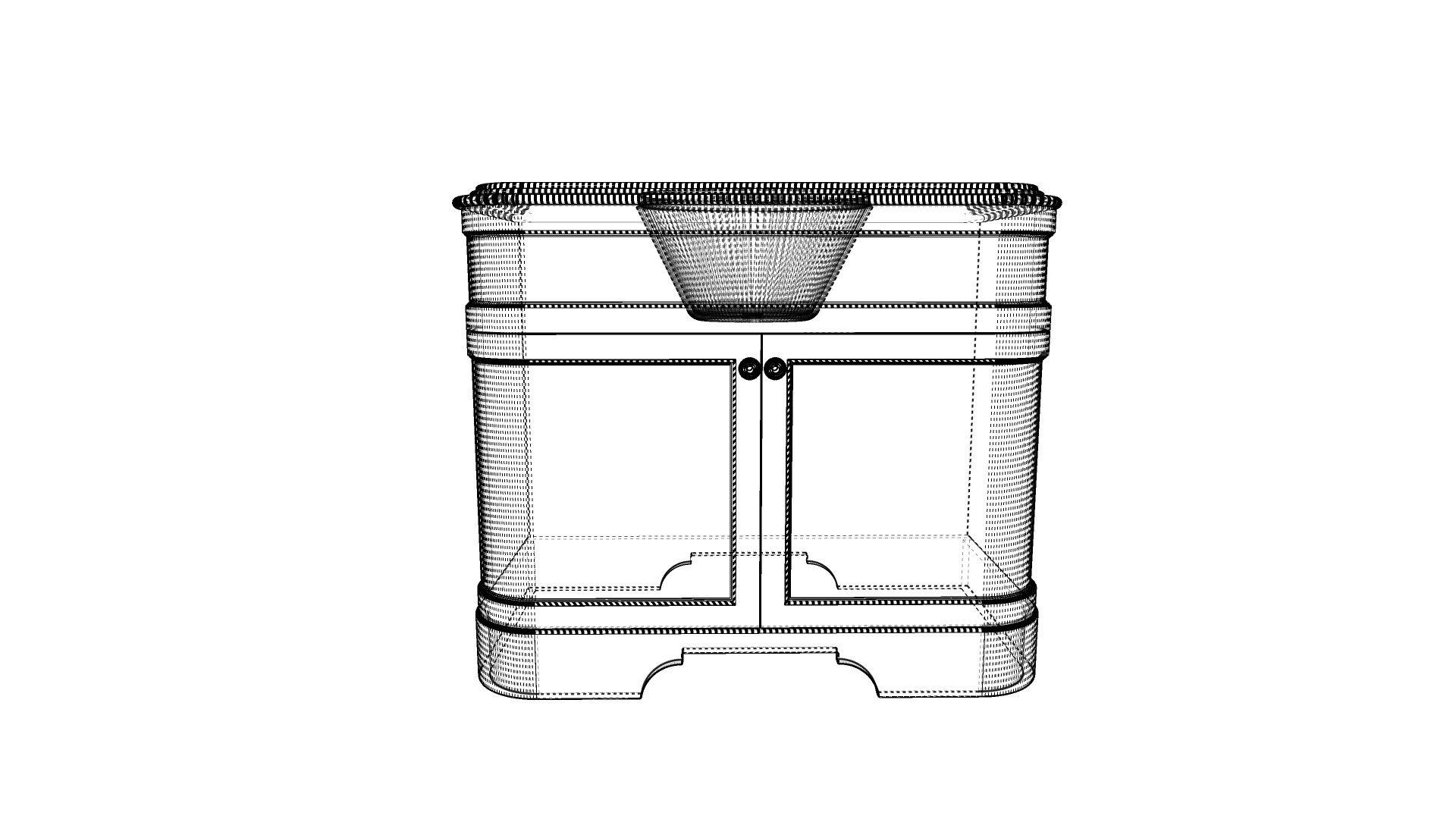 Connaught Floorstanding Vanity Unit 1000mm 3D Model - TurboSquid 2217730