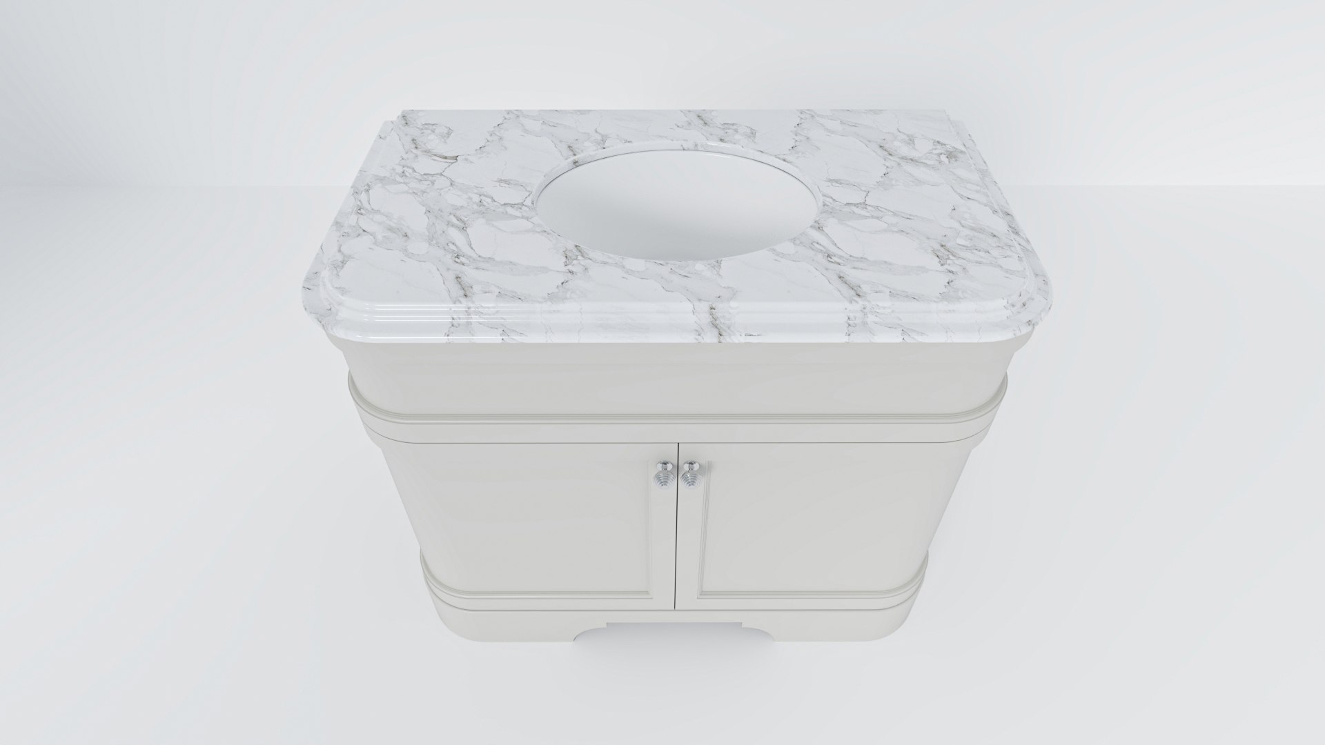 Connaught Floorstanding Vanity Unit 1000mm 3D Model - TurboSquid 2217730