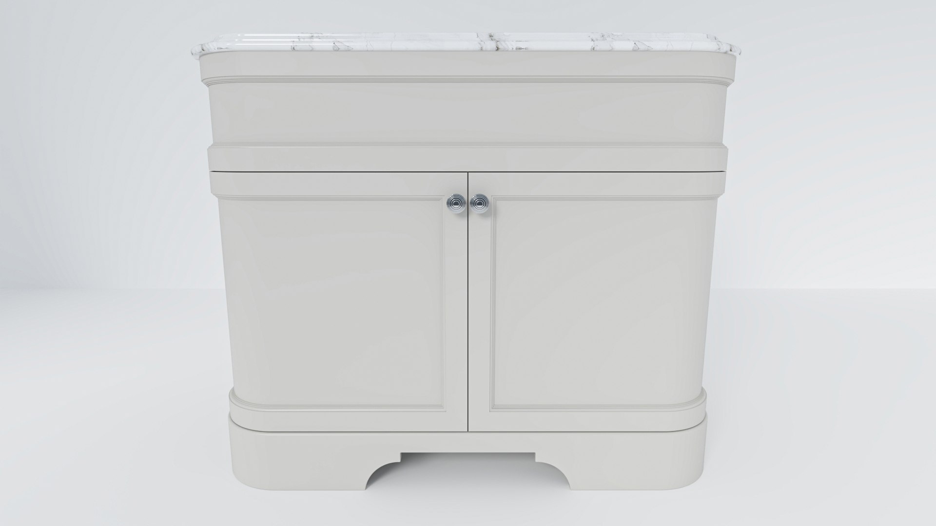 Connaught Floorstanding Vanity Unit 1000mm 3D Model - TurboSquid 2217730