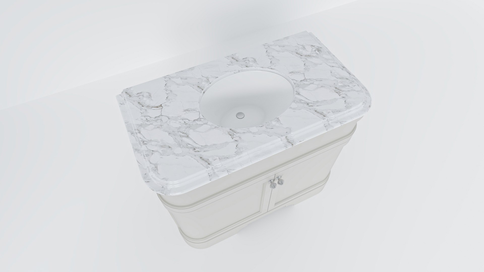 Connaught Floorstanding Vanity Unit 1000mm 3D Model - TurboSquid 2217730