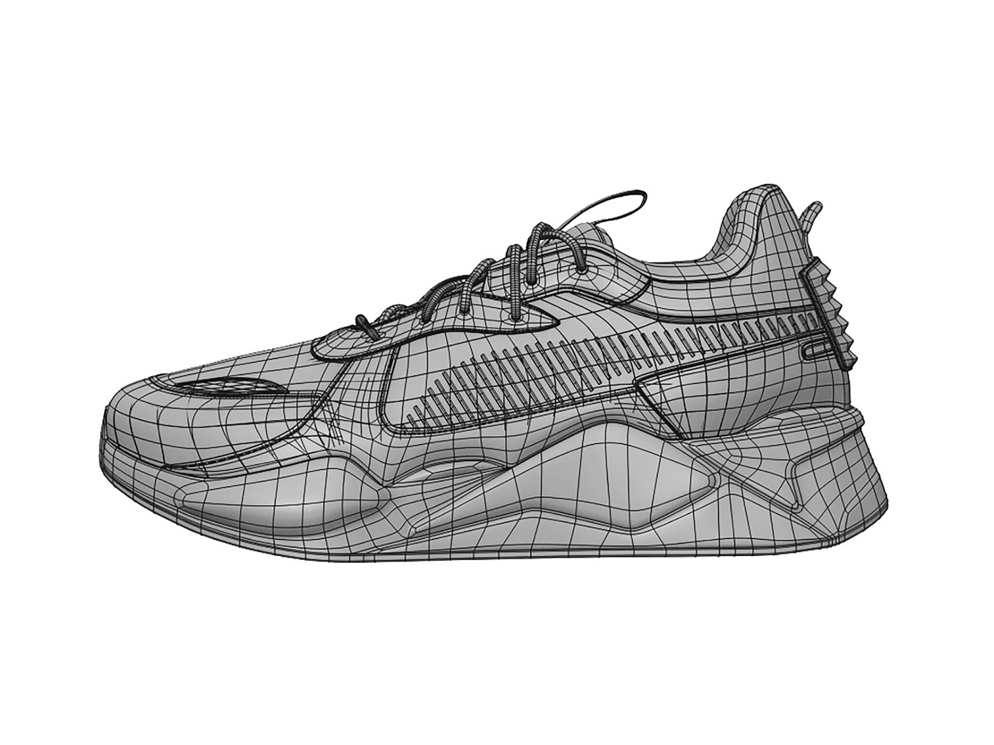 Puma Shoes Black 3D model - TurboSquid 2114366