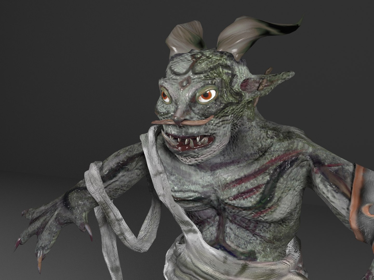 3d Fantasy Troll Weapon