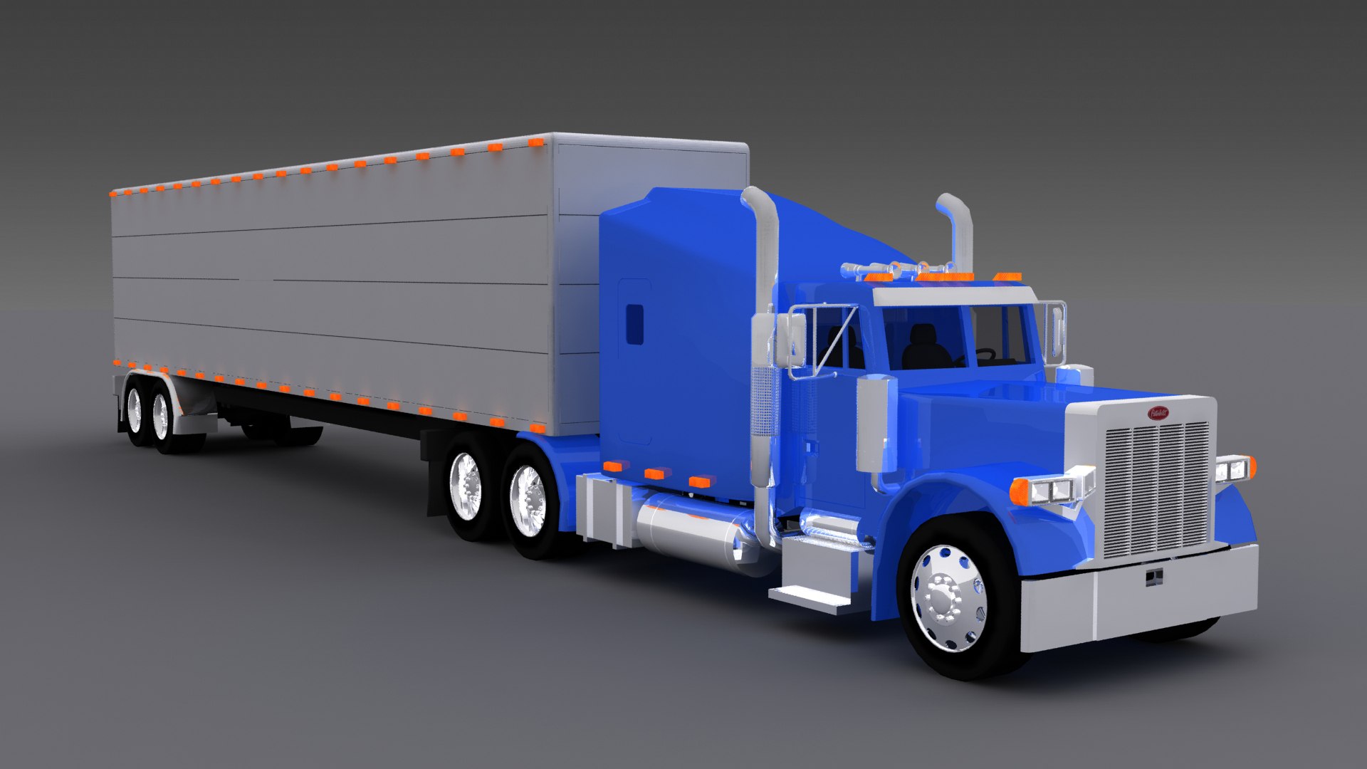 Peterbilt 379 Semi Truck Model - TurboSquid 2007618