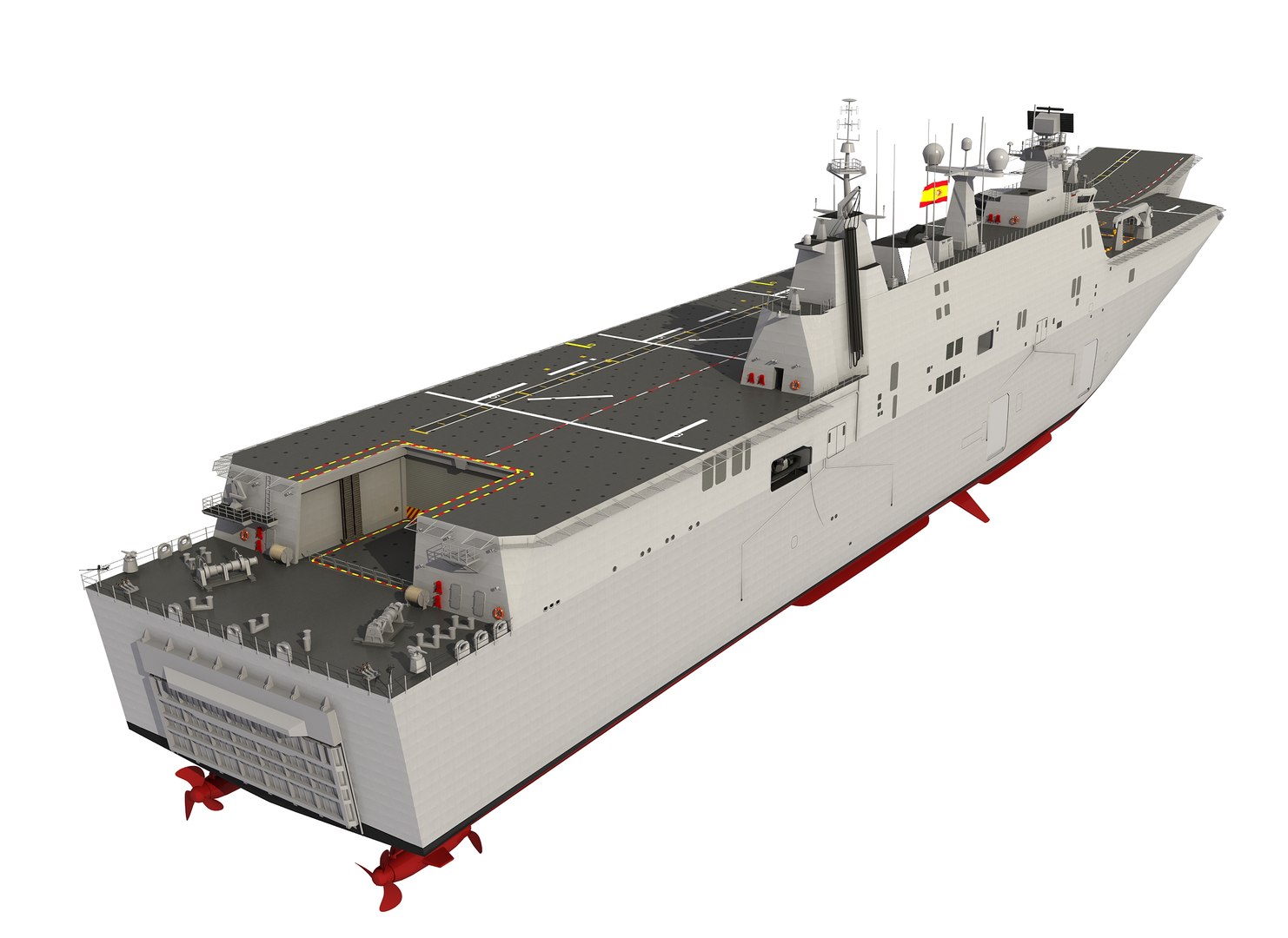 3D spanish naval forces destroyer - TurboSquid 1592474