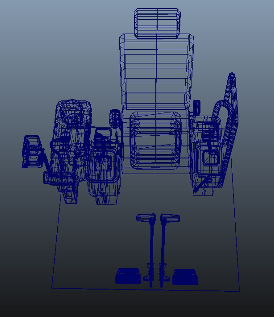 Digger cockpit 3D model - TurboSquid 1221155