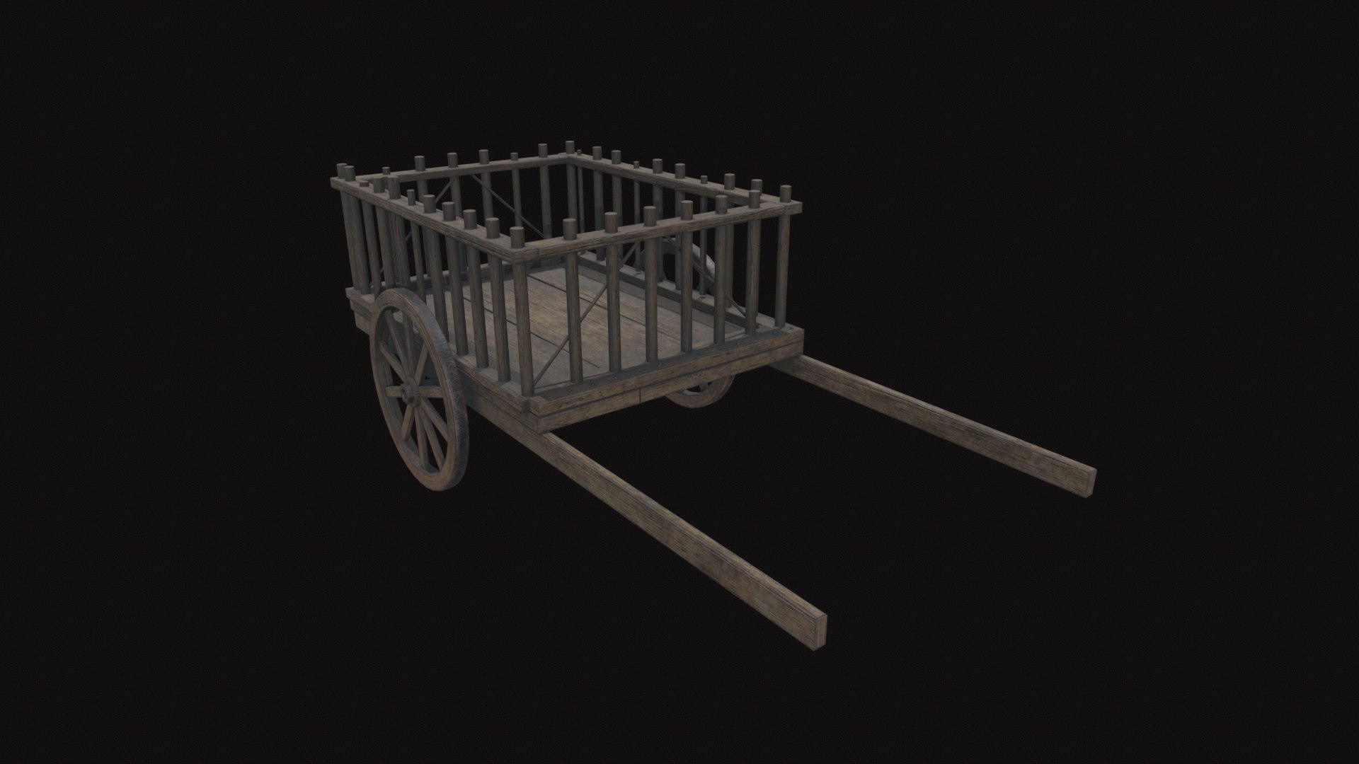 3D Medieval Carriage 11 Model - TurboSquid 2306598