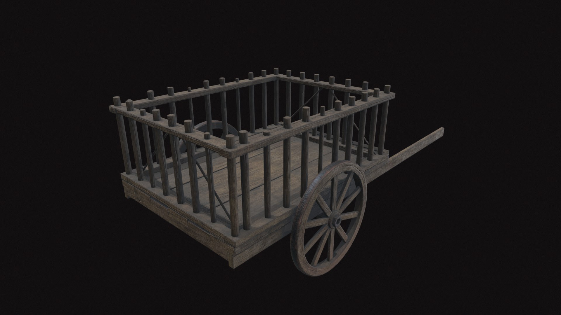 3D Medieval Carriage 11 Model - TurboSquid 2306598