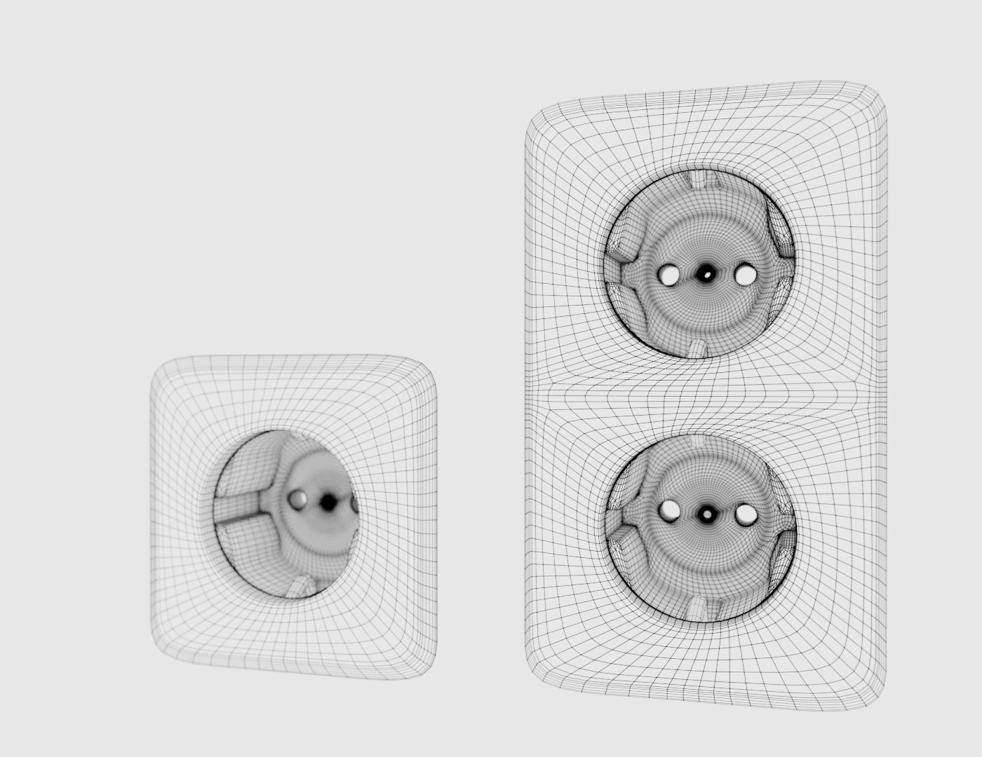 3D Electric Socket Model - TurboSquid 1240810