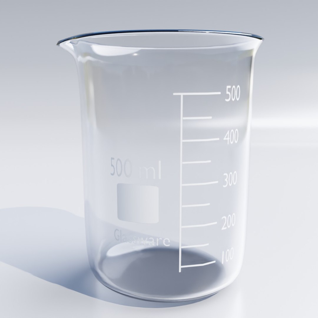 Beakers 3D Model - TurboSquid 2329532