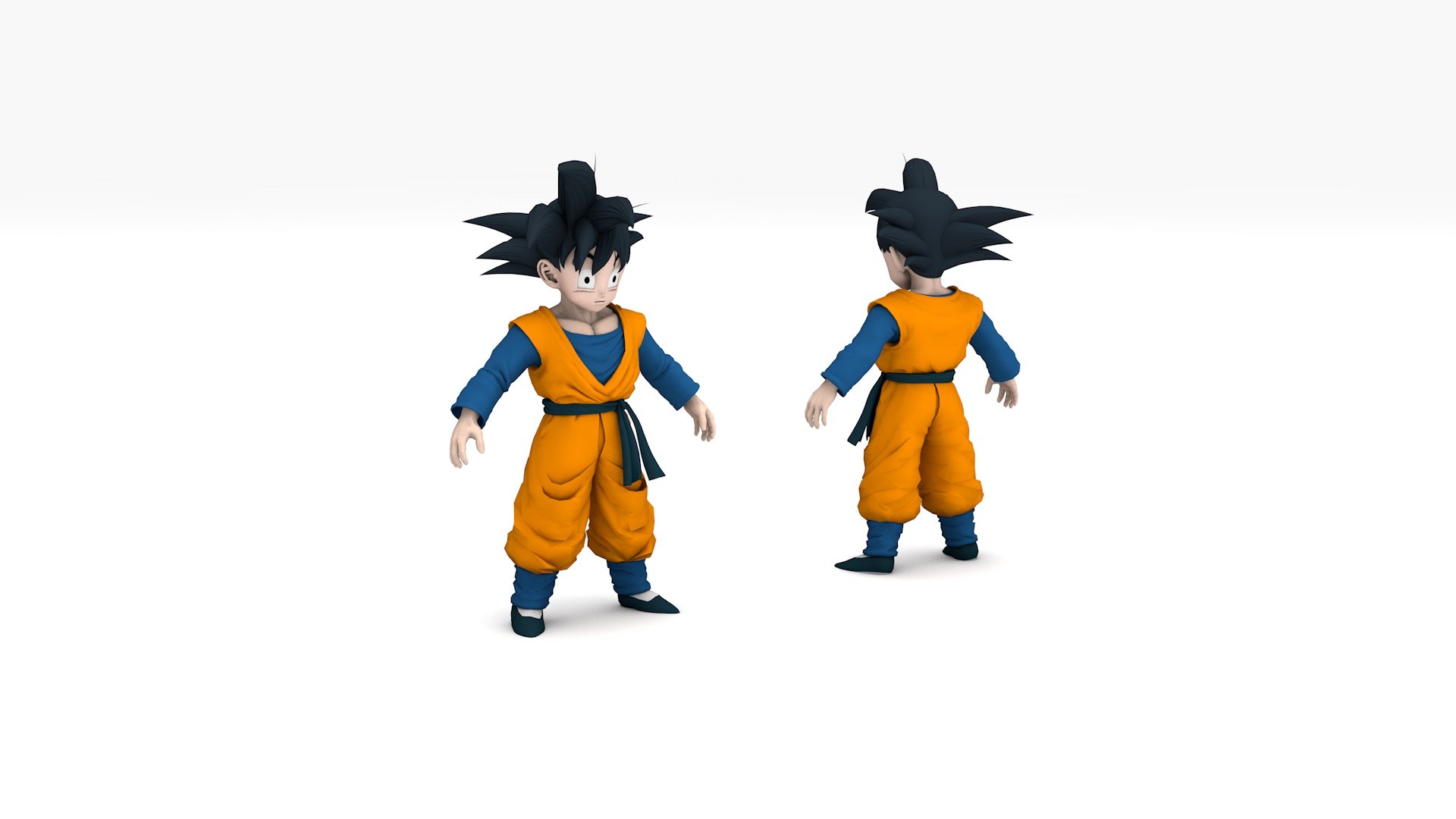 DBZ Character V38 Model - TurboSquid 2074489