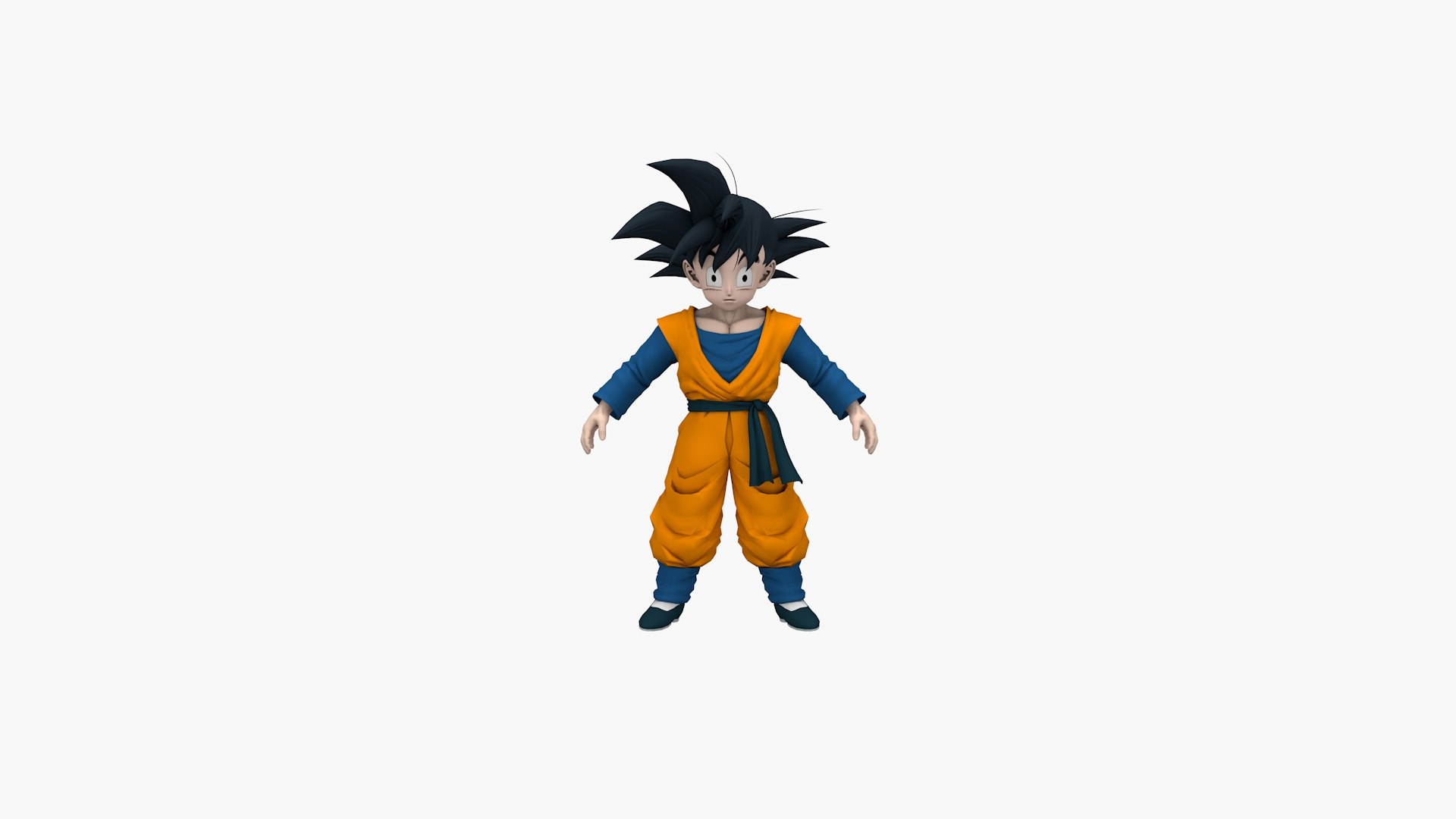 DBZ Character V38 Model - TurboSquid 2074489