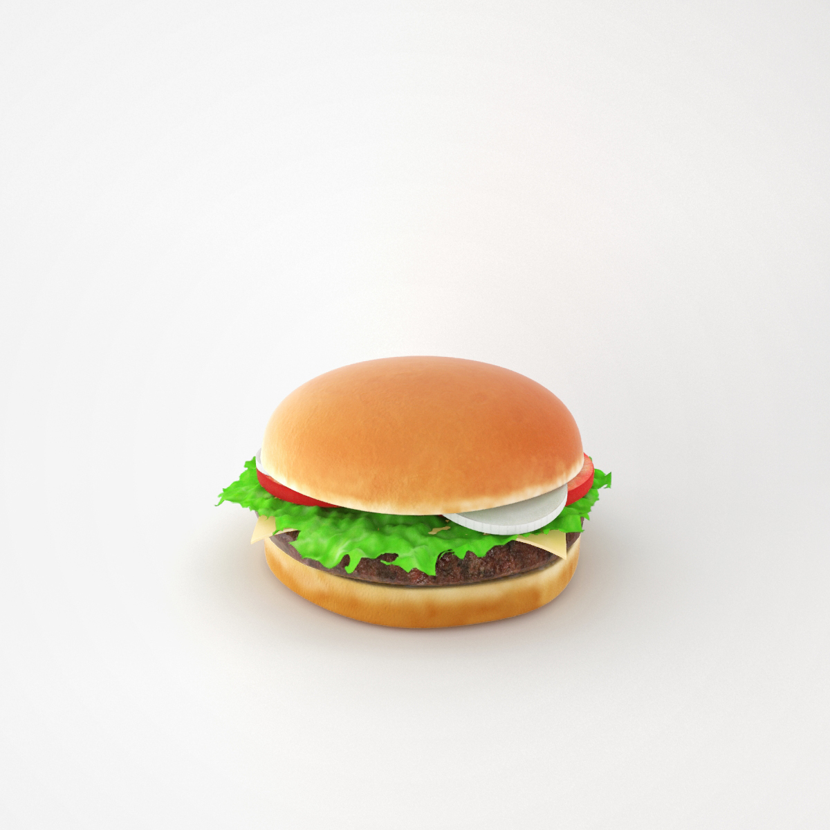 3d cheeseburger menu