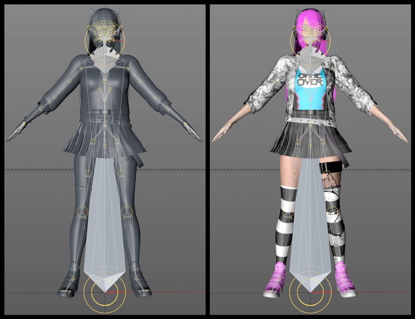 Gamer E-Girl Streamer 3D Model - TurboSquid 2071866