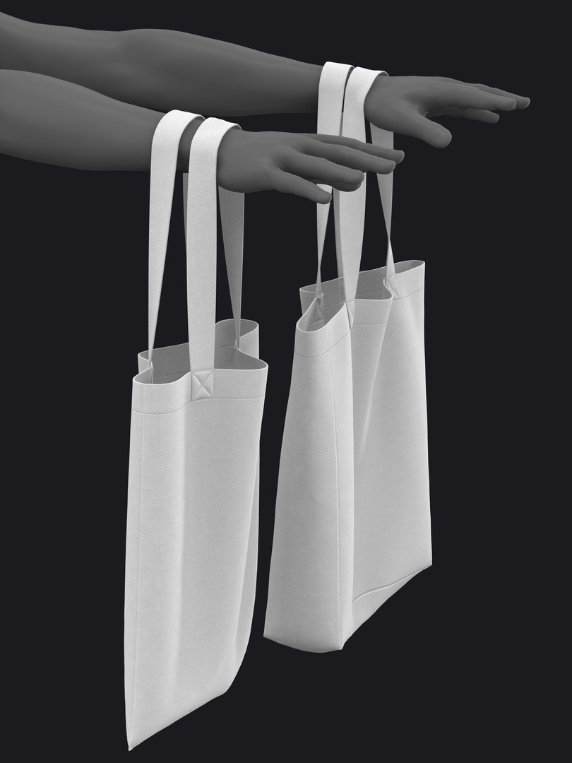 BASIC TOTE BAGS Zprj Obj Fbx Highpoly 3D Model - TurboSquid 2320550