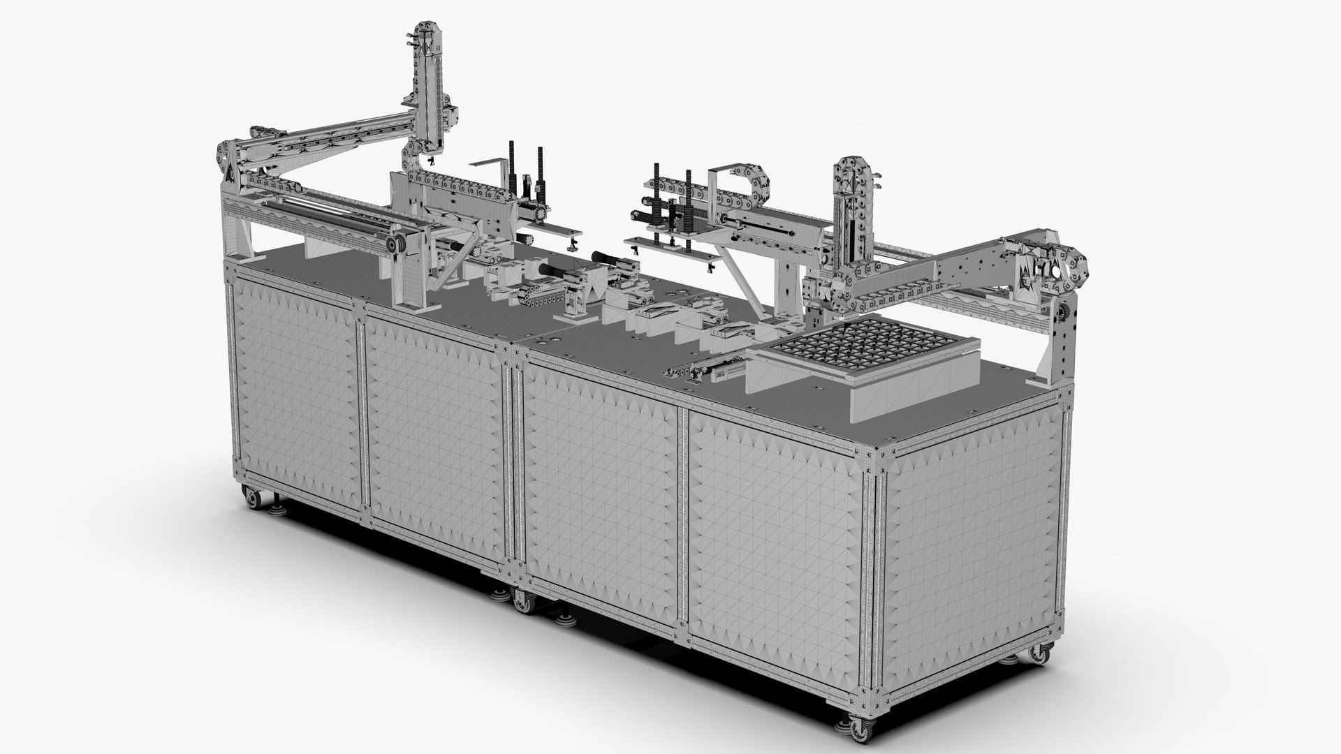 3D Automatic Network Port Test Line Model - TurboSquid 2020597