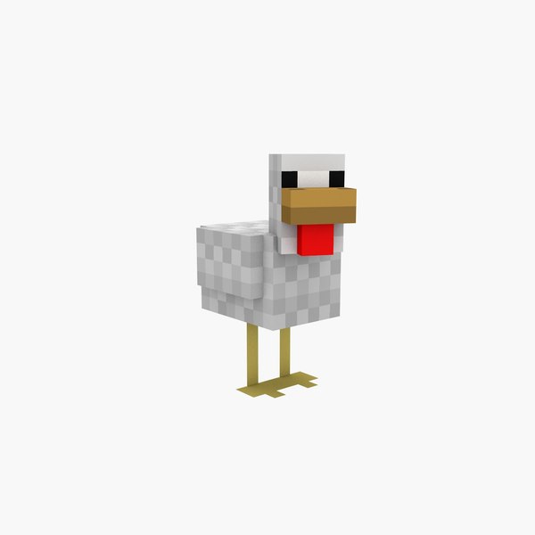 Minecraft-Huhn 3D-Modell - TurboSquid 2019614
