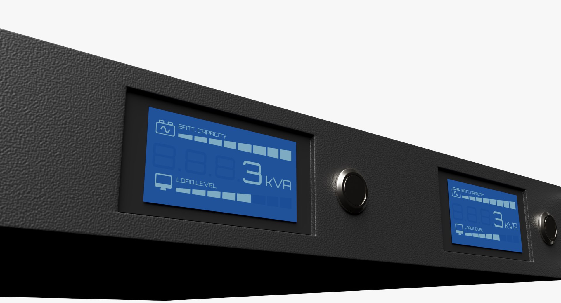 3D model basic 19-inch 1u rack - TurboSquid 1341035