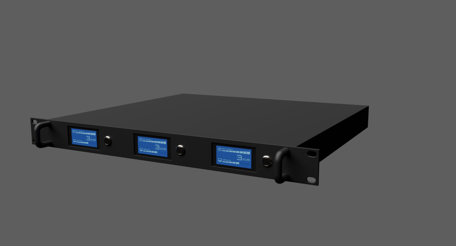 3D model basic 19-inch 1u rack - TurboSquid 1341035