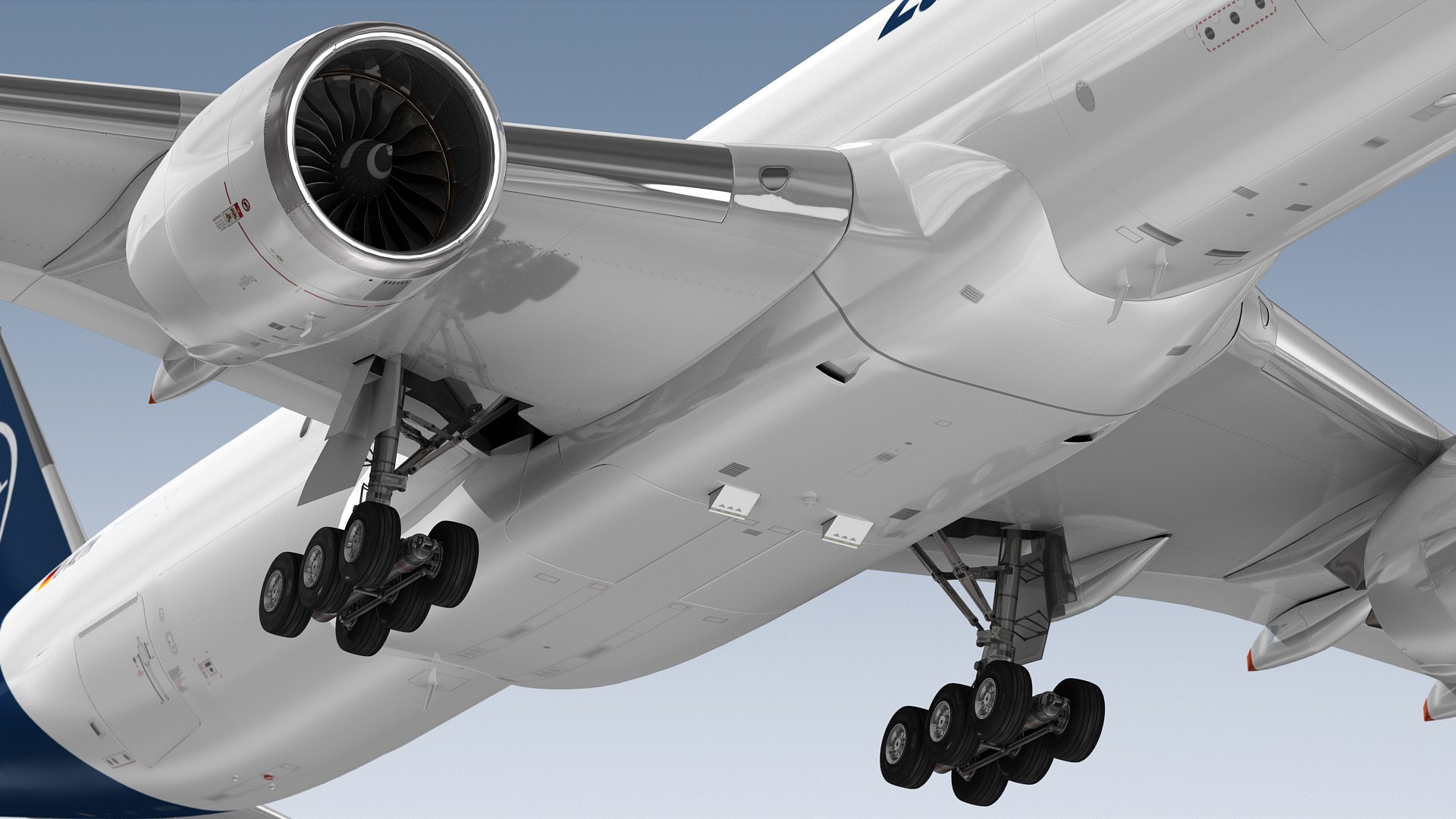 Airbus A350F Lufthansa Cargo 3D Model - TurboSquid 2393105