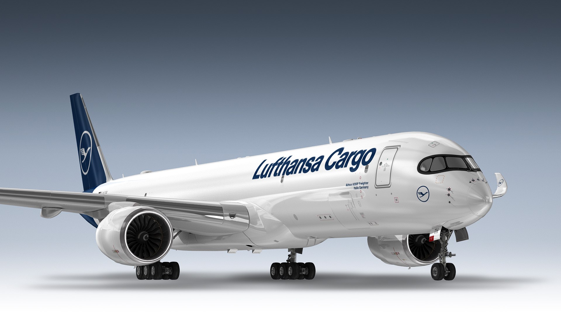Airbus A350F Lufthansa Cargo 3D Model - TurboSquid 2393105