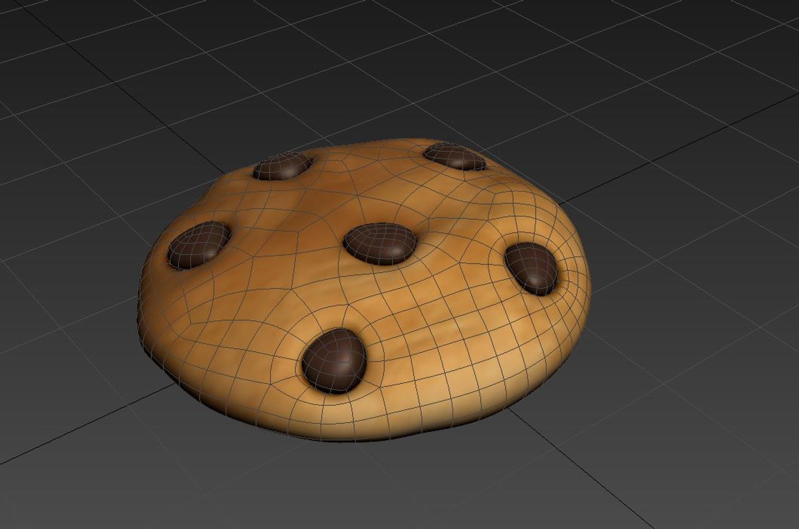 Cookie cartoon 3D model - TurboSquid 1302267