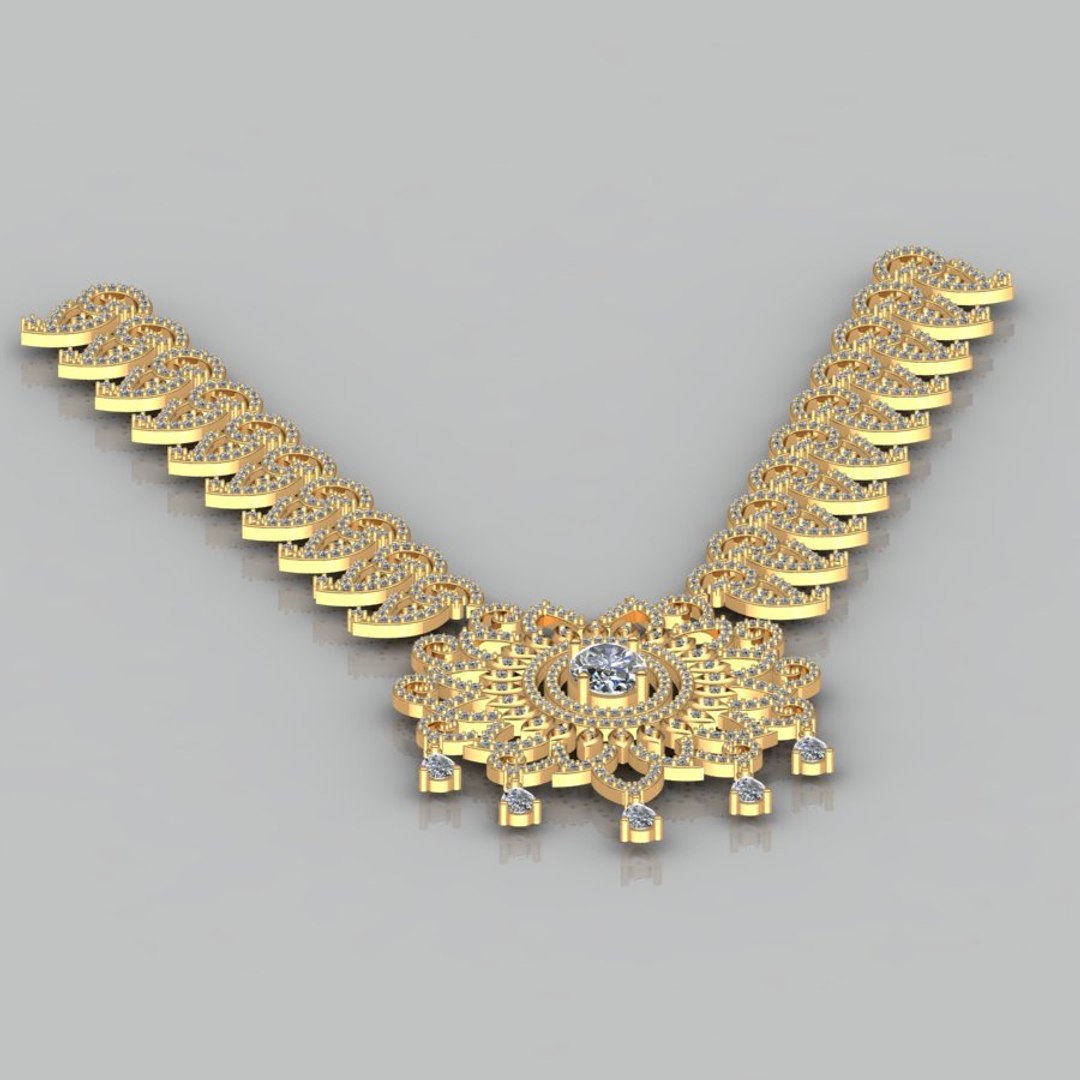 Necklace 3D model - TurboSquid 1152986