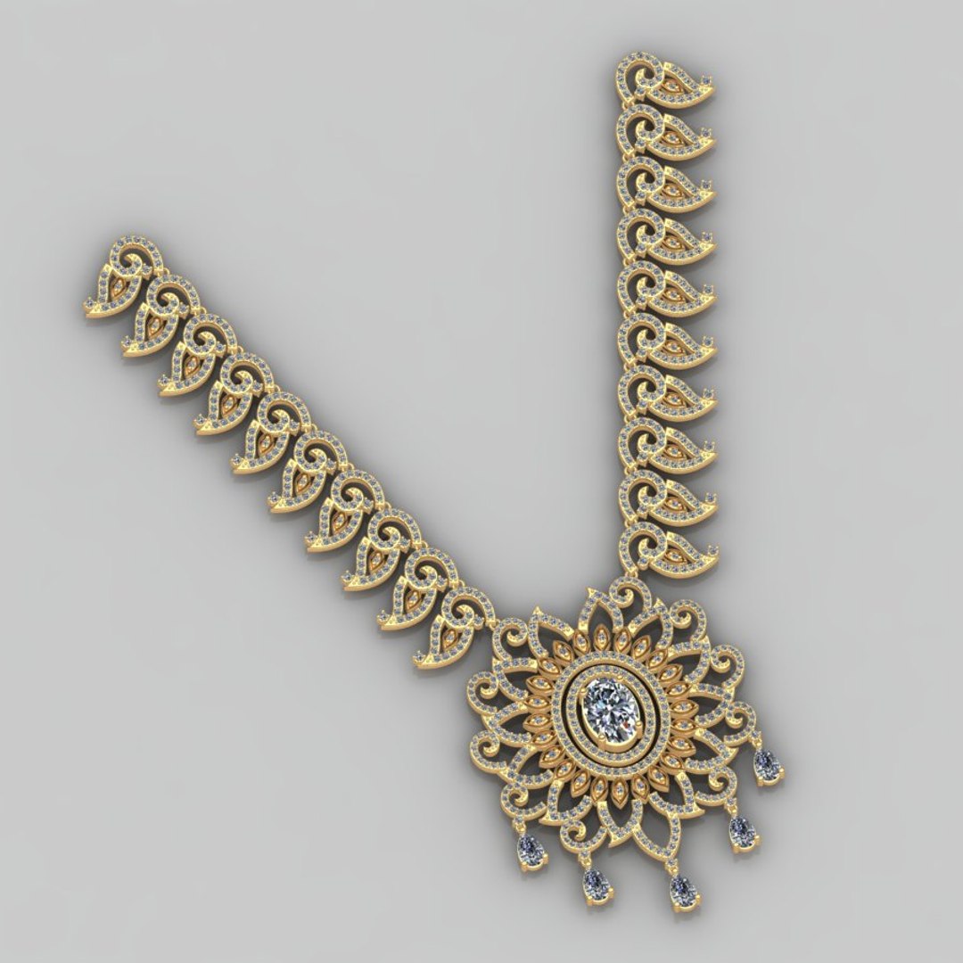 Necklace 3D model - TurboSquid 1152986
