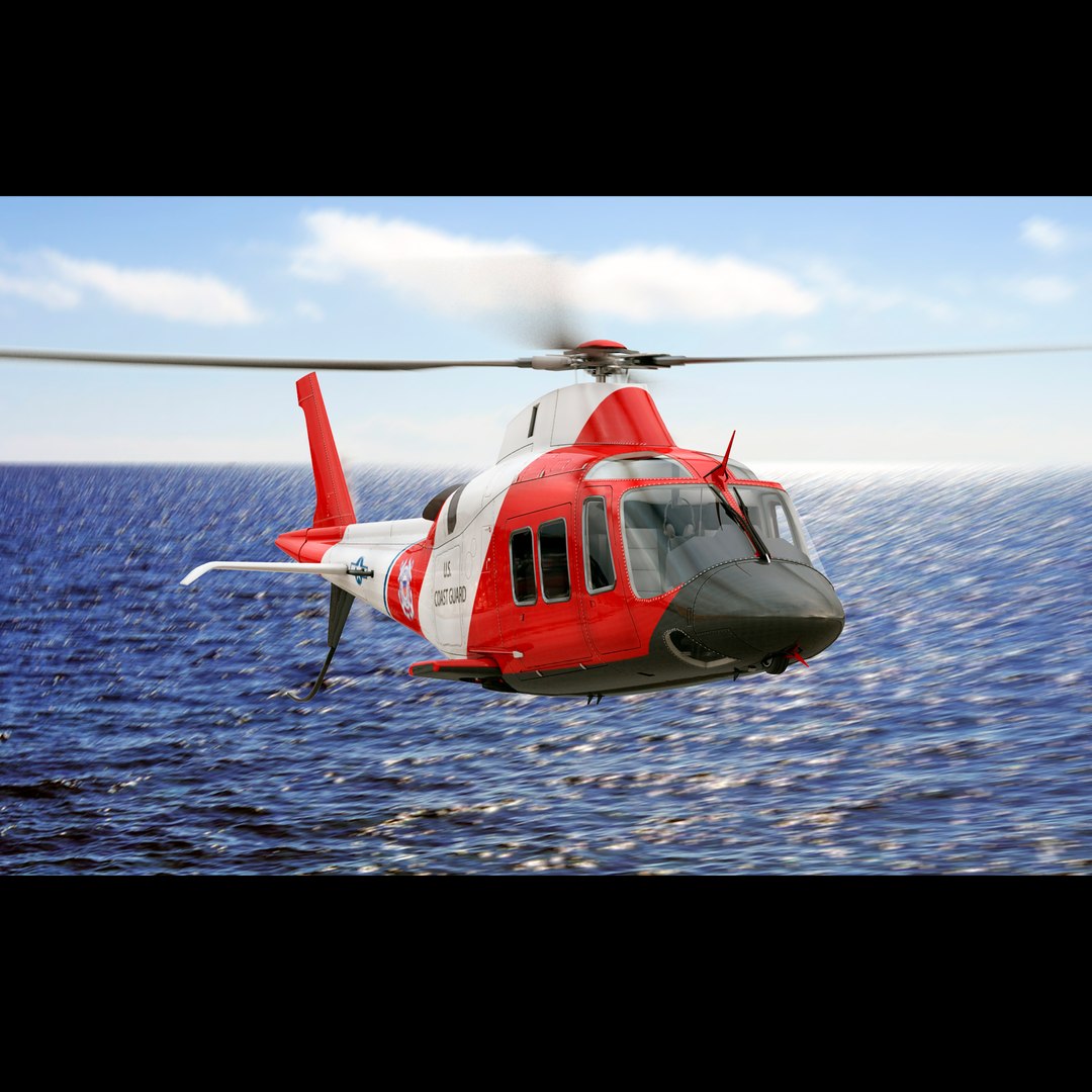 3d Model Agusta Helicopter Interior