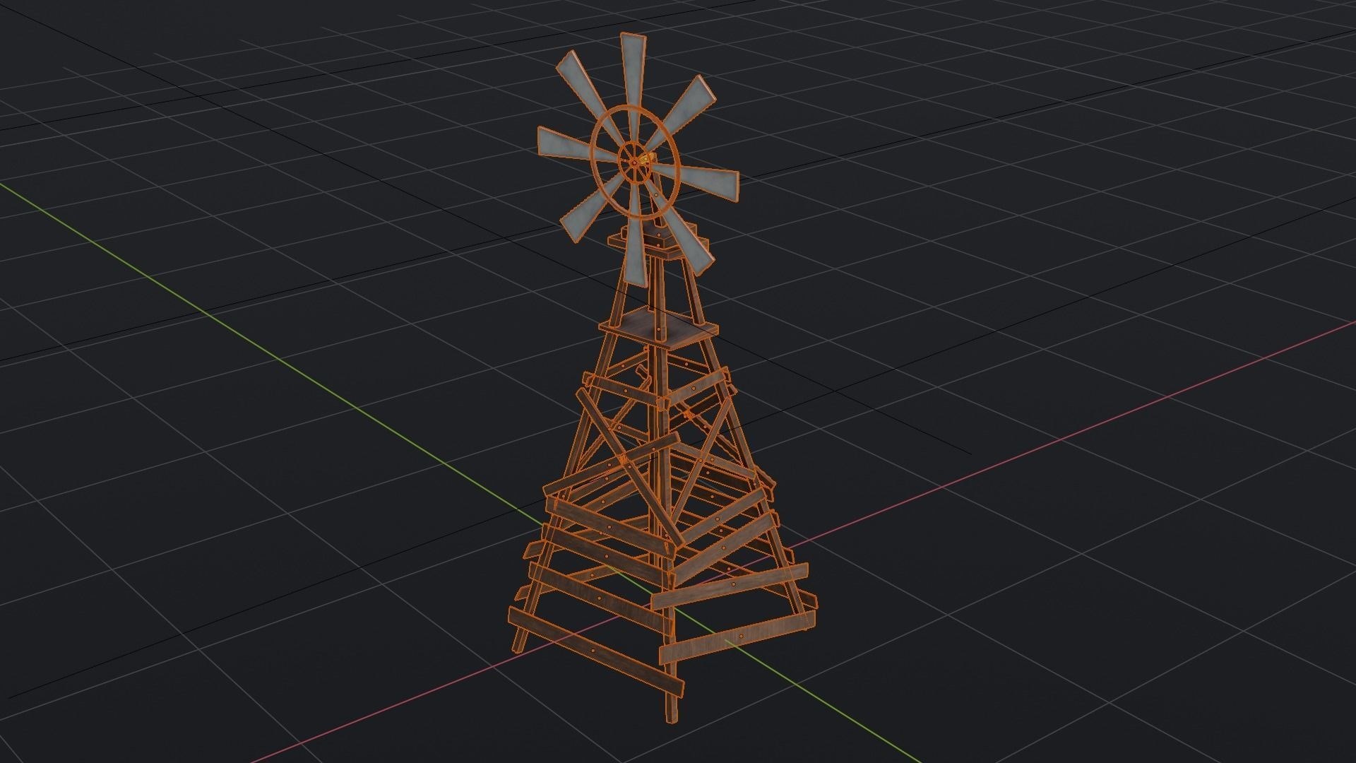Old Wind Vane Game Ready Low Poly PBR 3D Model 3D Model - TurboSquid 2183920